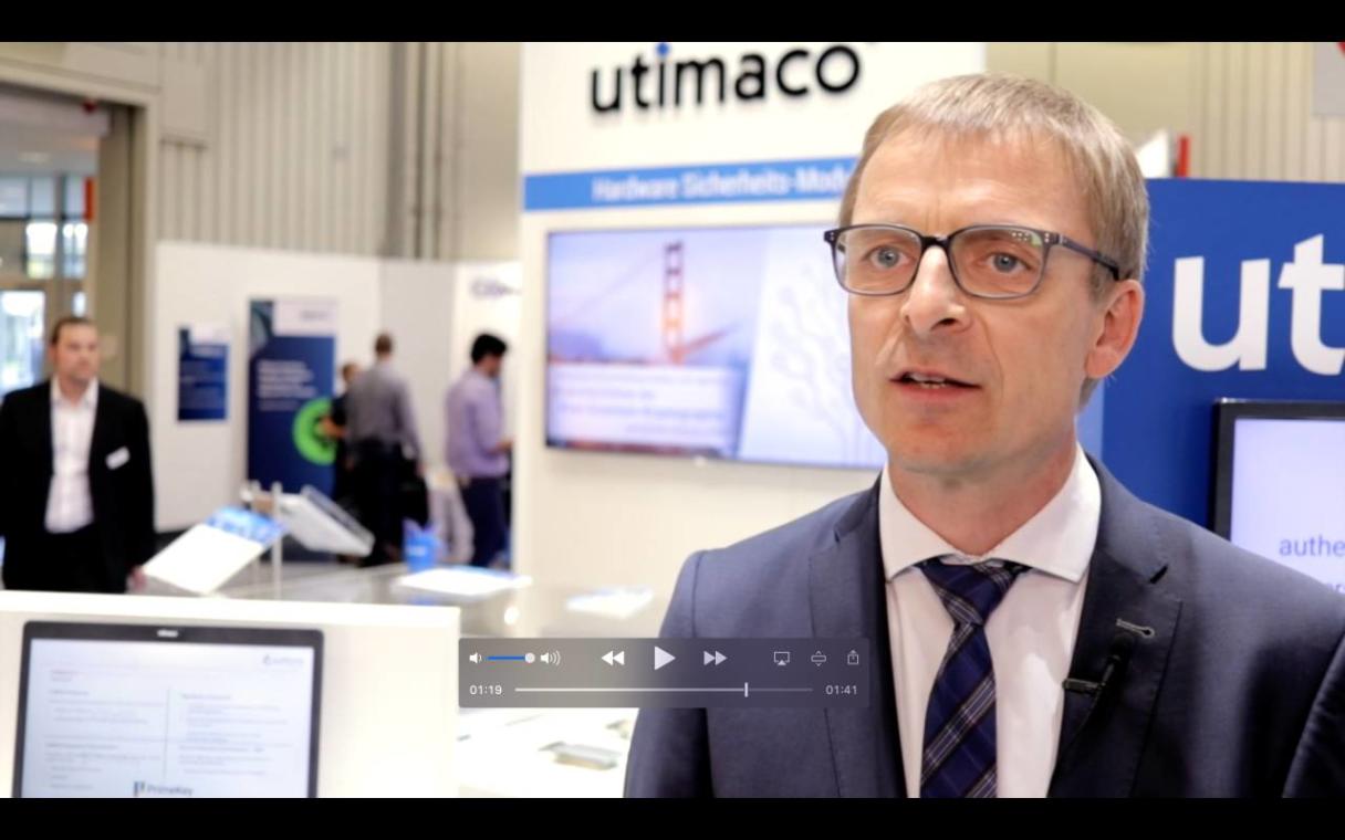 Videoblog: "Mit dem CryptoServer CP5 werden digitale Geschäfte sicherer ...